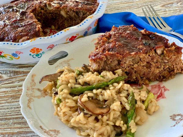 BLENDED ELK AND MUSHROOM MEATLOAF WITH HOISIN GLAZE - Dish off the Block