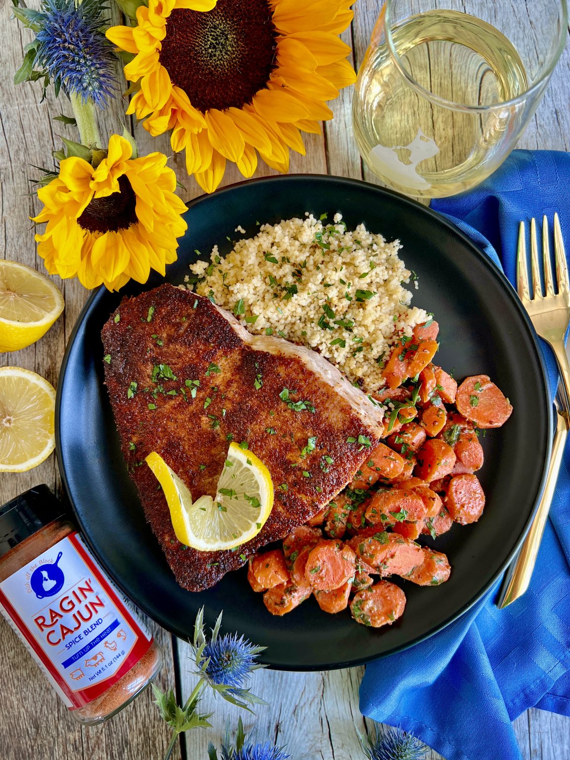 BLACKENED BLOCK ISLAND SWORDFISH - Dish off the Block