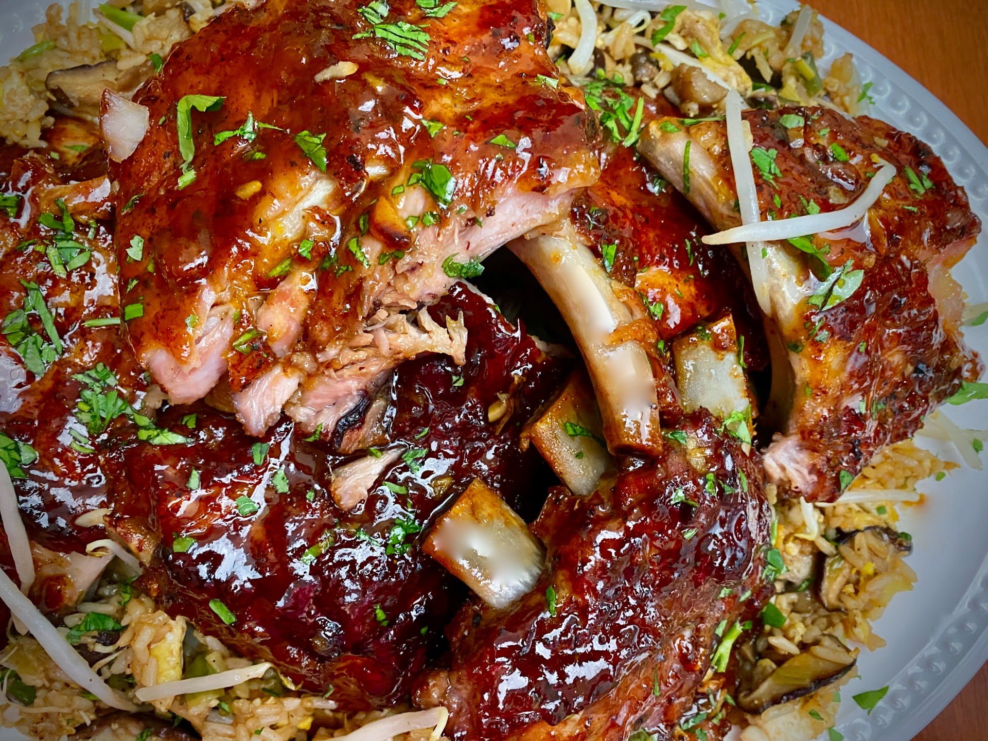 RAGIN' CAJUN APRICOT GINGER STICKY RIBS - Dish off the Block