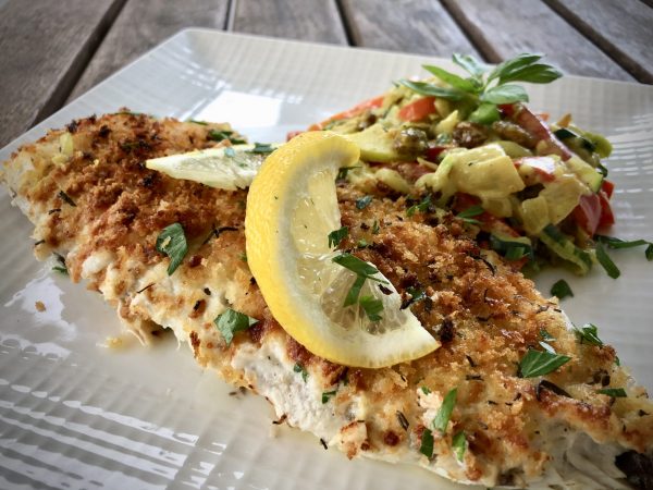 BAKED BLOCK ISLAND BLUEFISH - Dish off the Block