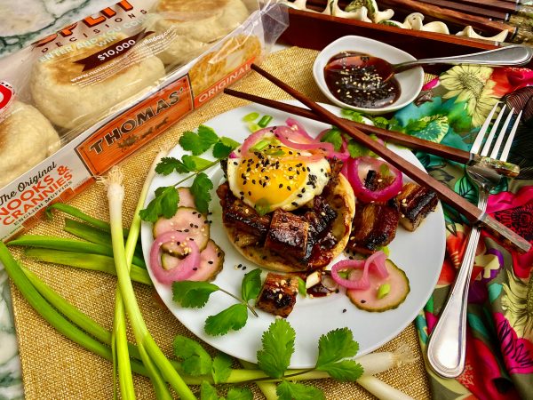 UMAMI PORK BELLY MUFFIN STACKS - Dish off the Block