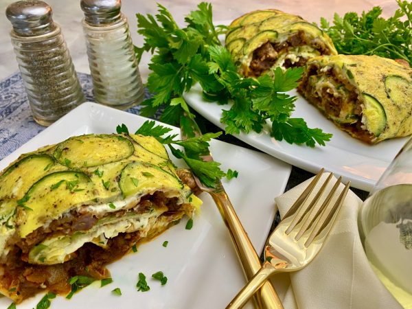ZUCCHINI AND EGG ROULADES WITH SUPER CHEESY SAUSAGE AND BEEF FILLING ...