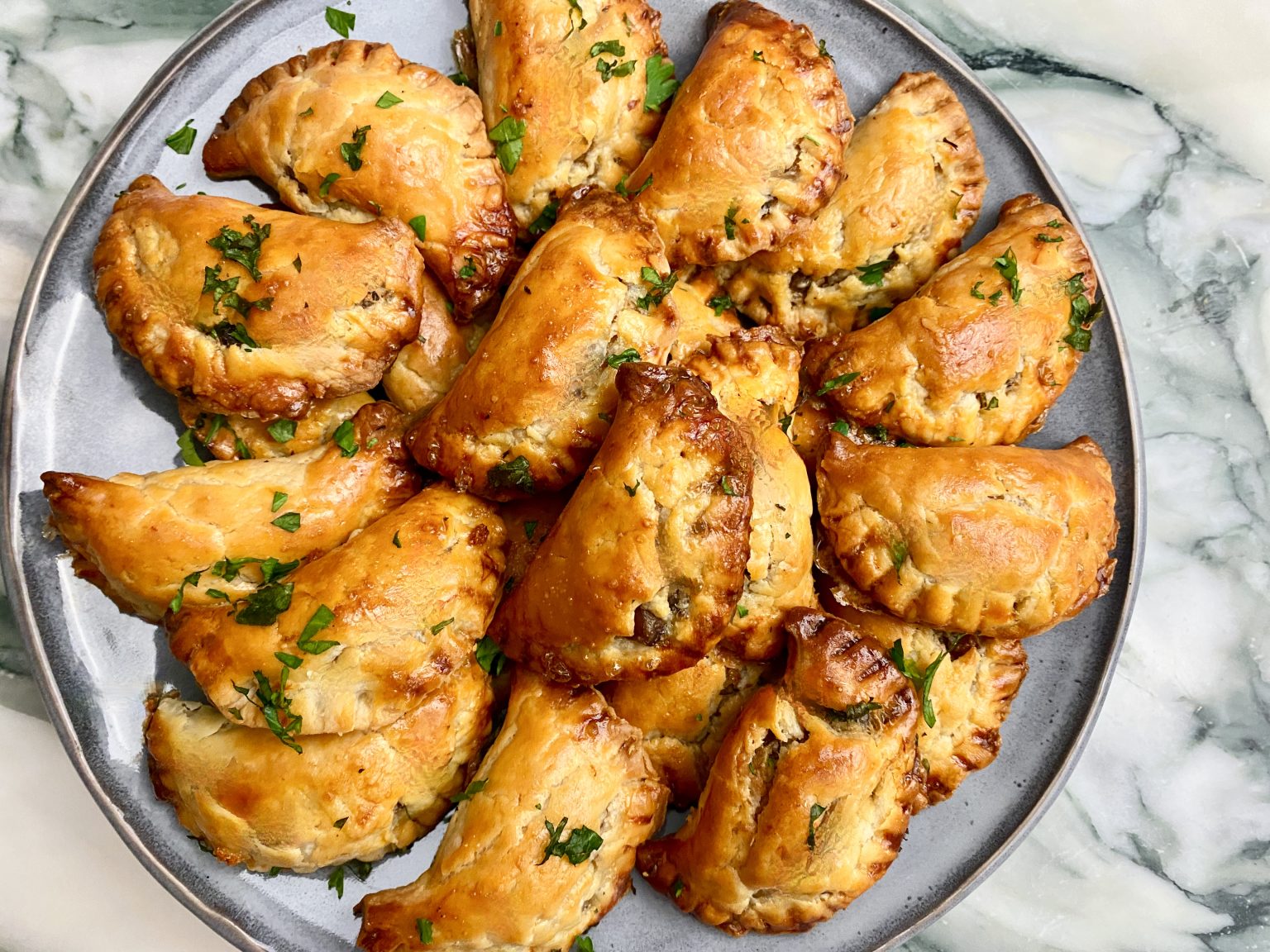MINI MUSHROOM AND HERBY CHEESE TURNOVERS - Dish off the Block