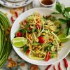 THAI GREEN PAPAYA SALAD (SOM TUM ส้มตำ) - Dish off the Block