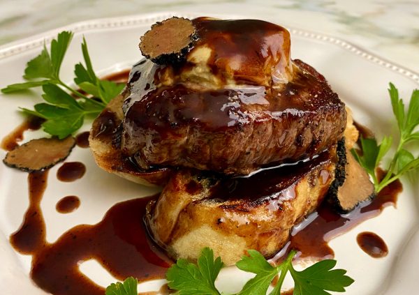 TOURNEDOS ROSSINI – BEEF TENDERLOIN, WITH FOIE GRAS, PORT WINE DEMI ...