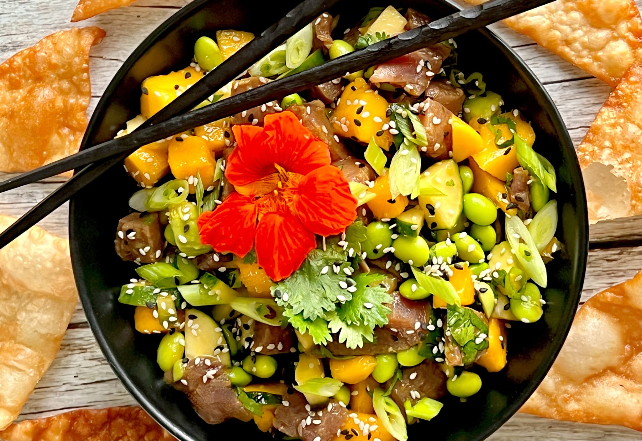 TUNA MANGO TANGO POKE - Dish off the Block