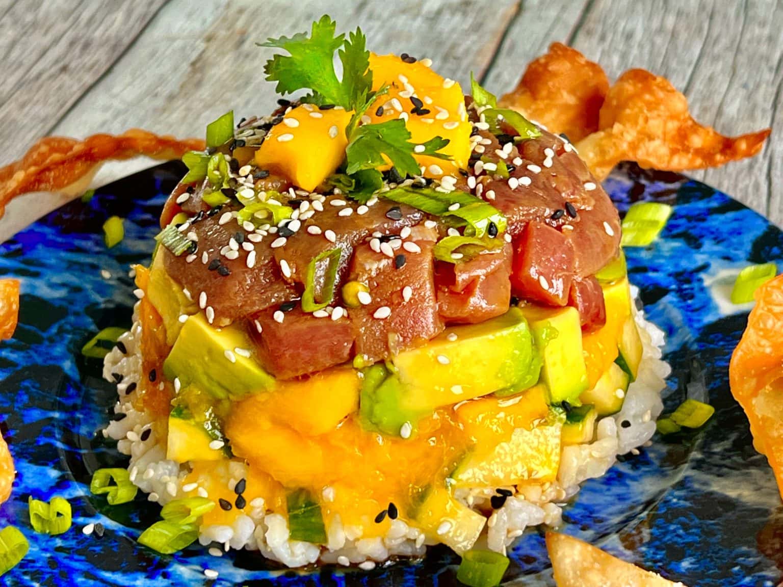 AHI MANGO TUNA TOWERS - Dish off the Block
