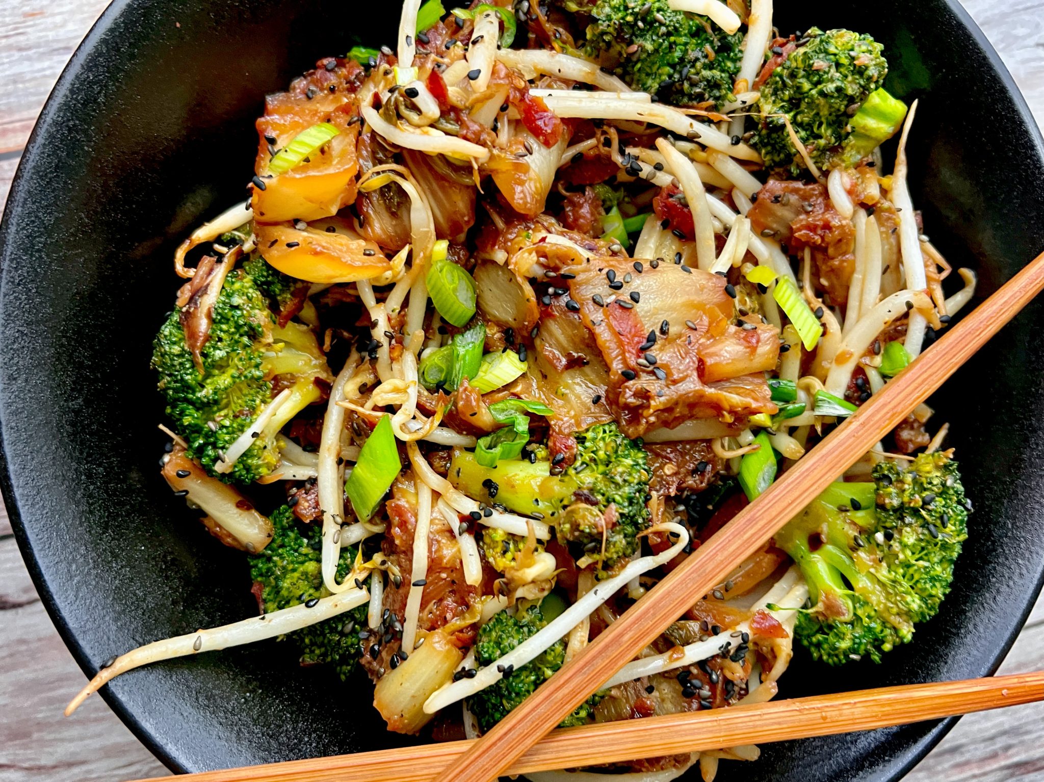 CABBAGE AND BROCCOLI STIR FRY - Dish off the Block