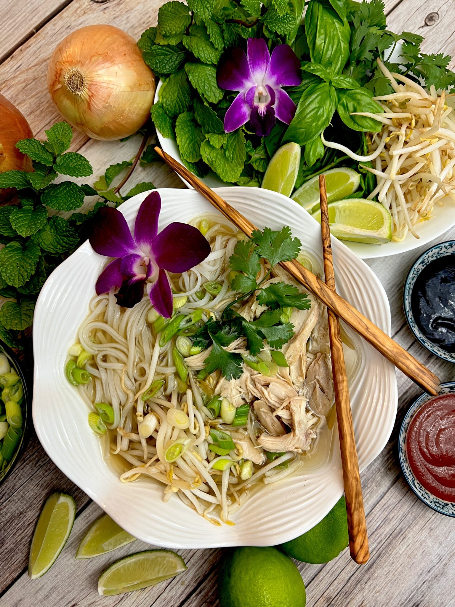 CHICKEN PHO (VIETNAMESE CHICKEN NOODLE SOUP) - Dish off the Block