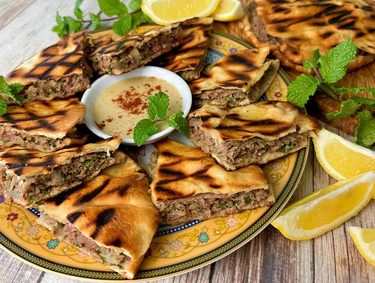 ARAYES (LEBANESE/MIDDLE EASTERN MEAT STUFFED PITAS) - Dish off the Block