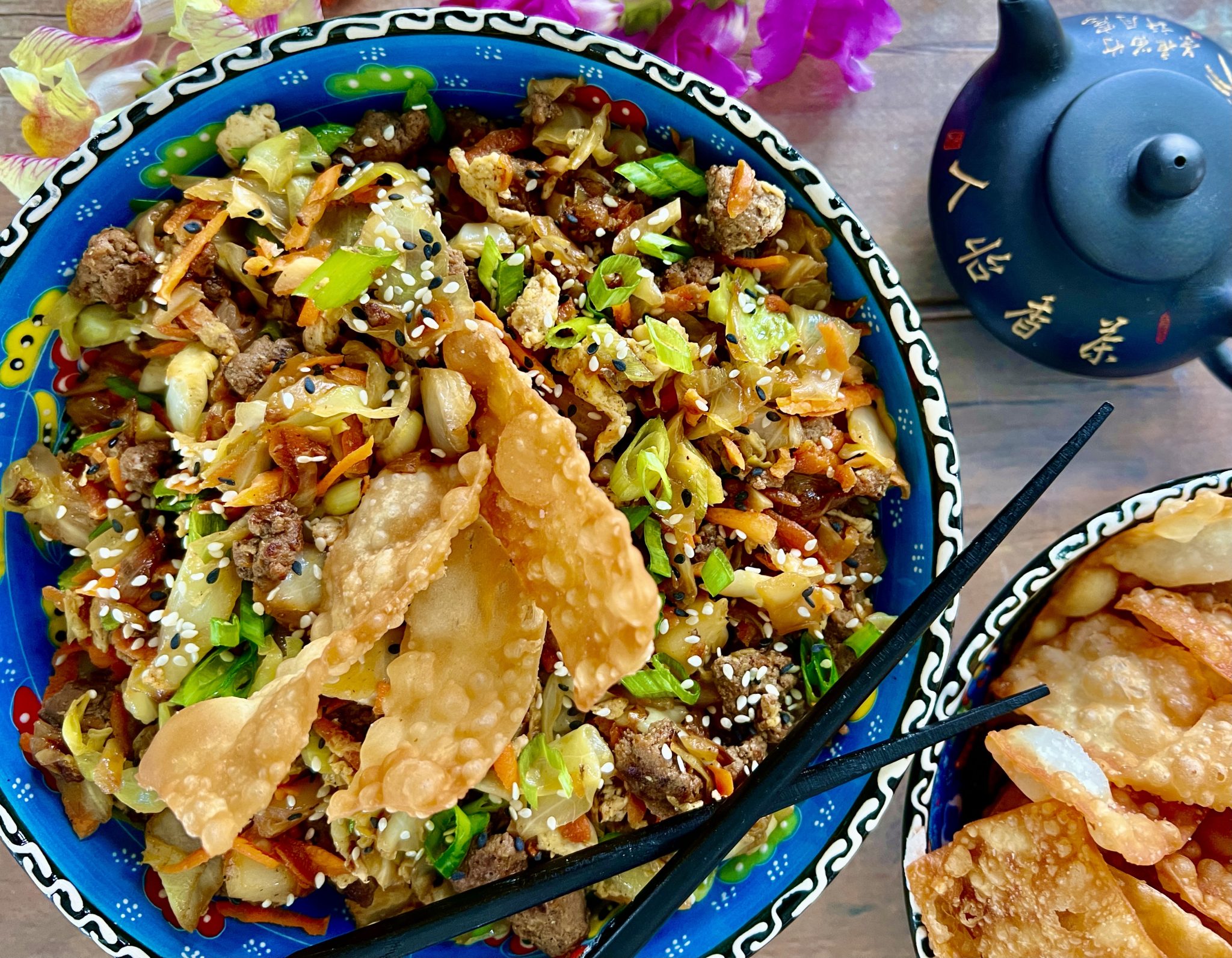 EGG ROLL BOWLS - Dish off the Block