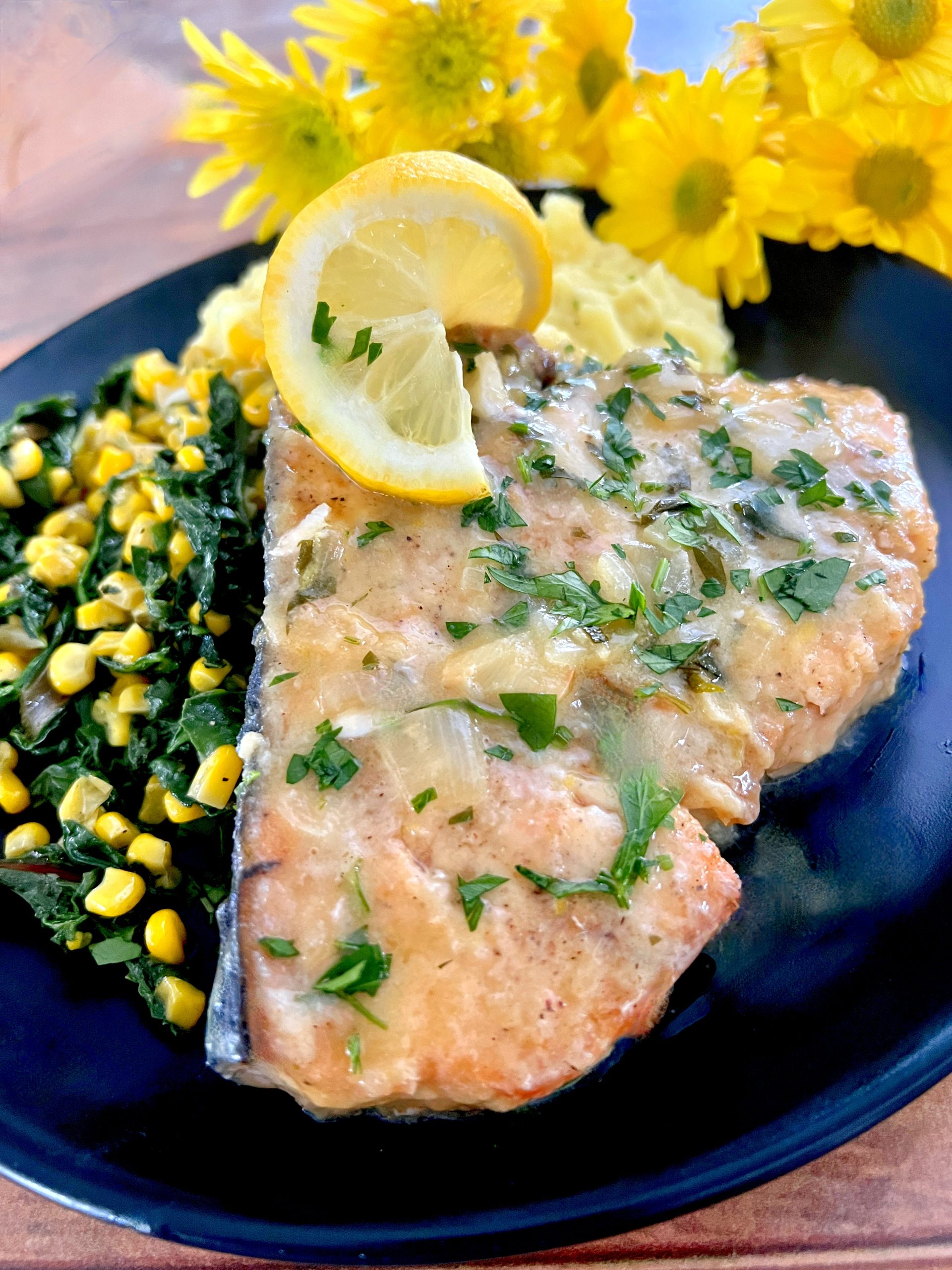 LEMON BUTTER SWORDFISH - Dish off the Block