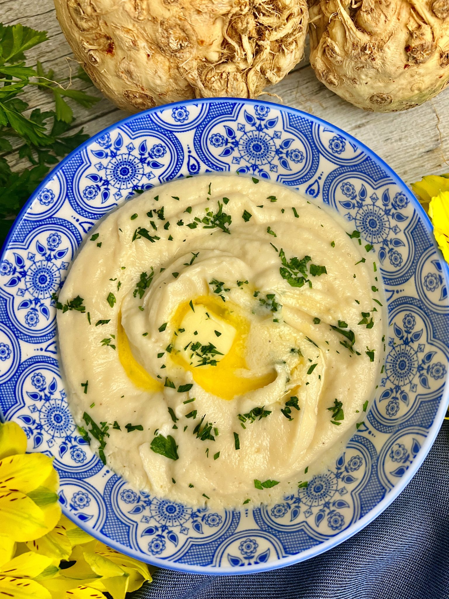 CELERY ROOT PUREE (CELERIAC) - Dish off the Block