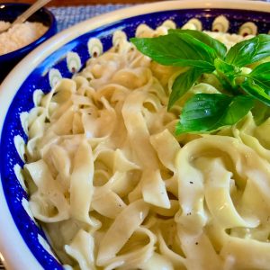 EASY HOMEMADE FOOD PROCESSOR PASTA - Dish off the Block