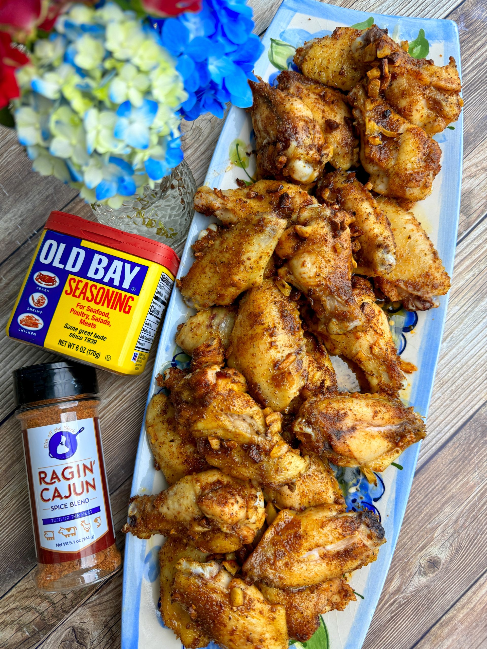 RAGIN’ CAJUN OLD BAY BAKED CHICKEN WINGS - Dish off the Block