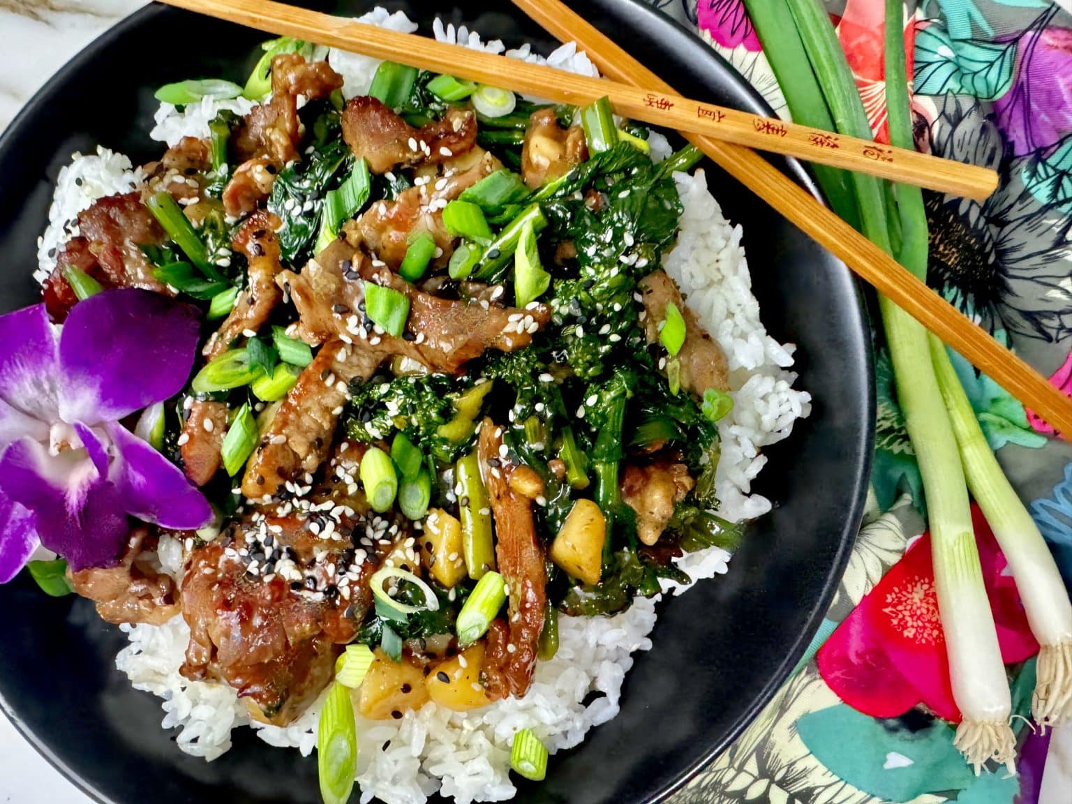 BEEF AND BROCCOLI RABE STIR FRY - Dish off the Block